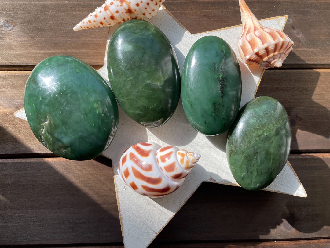 Jade Jade Palm Stone Nephrite Jade Palm Stones Meditation - Etsy