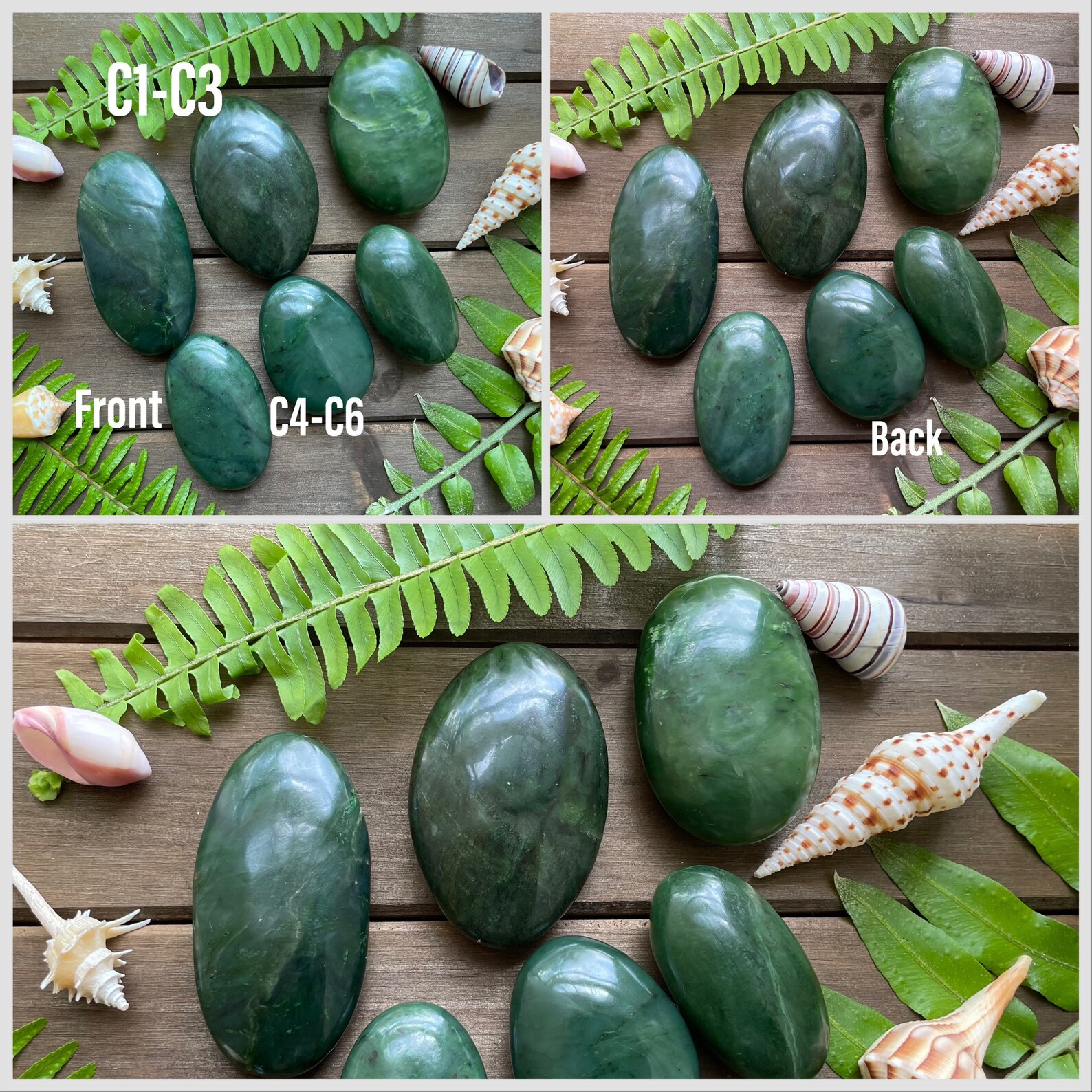 Jade Jade Palm Stone Nephrite Jade Palm Stones Meditation - Etsy