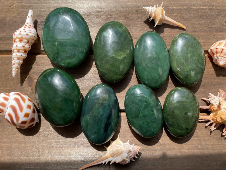 Jade Jade Palm Stone Nephrite Jade Palm Stones Meditation - Etsy