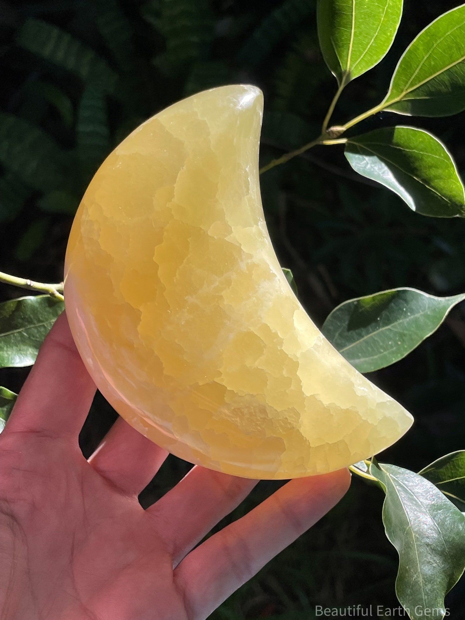 Lemon Calcite Lemon Calcite Moon Calcite Moon Moon Crystal - Etsy