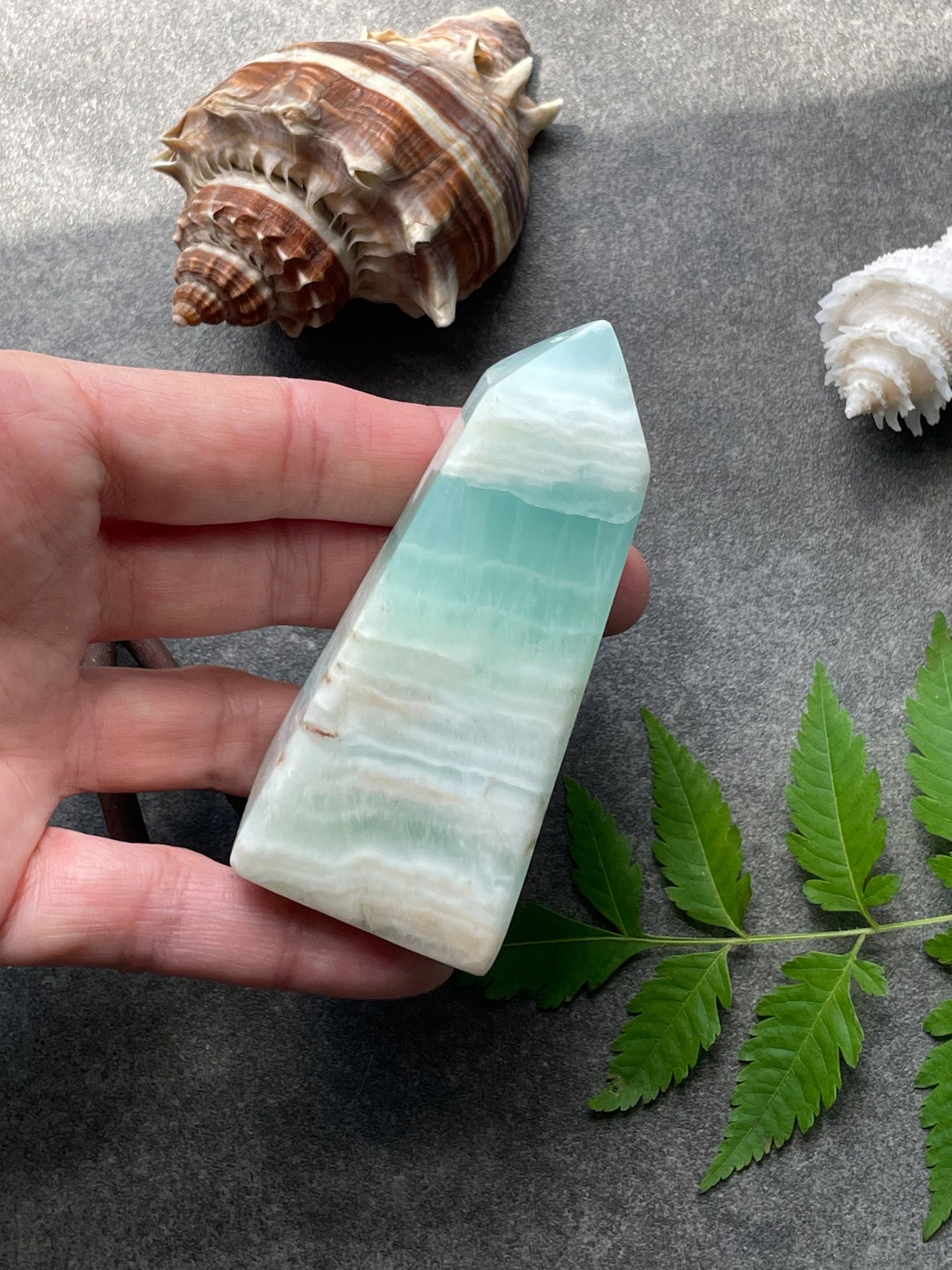 Caribbean Calcite Tower, Caribbean Aragonite Crystal, Ocean Lover Gift ...