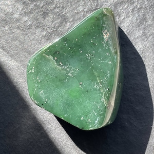 Jade Stone, Green Nephrite Jade, You Choose, Meditation Stone, Heart ...