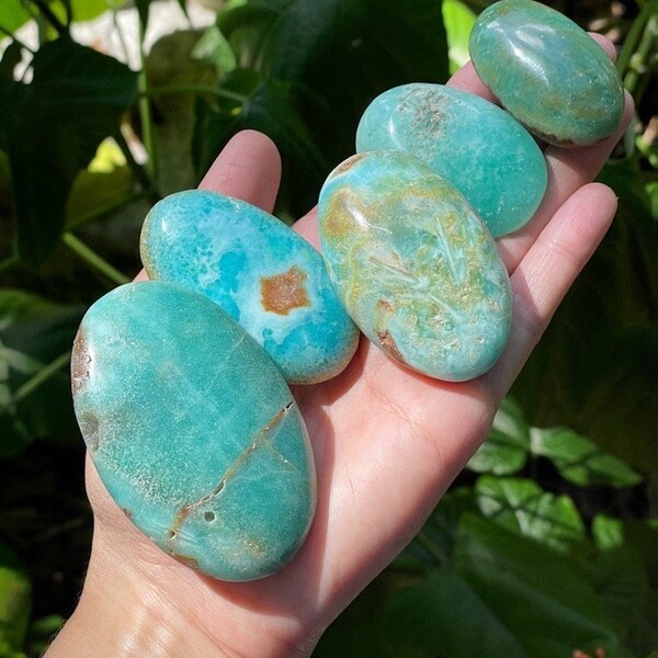 Blue Green Stone - Etsy