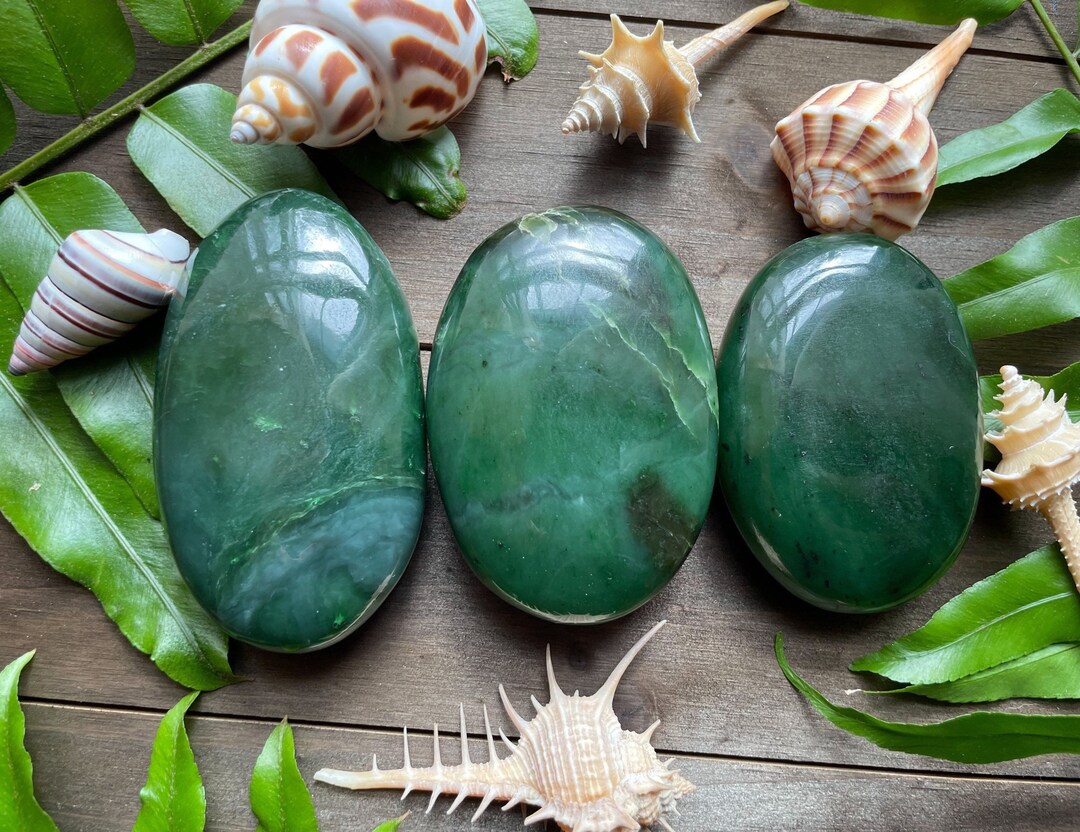 Jade Jade Palm Stone Nephrite Jade Palm Stones Meditation - Etsy