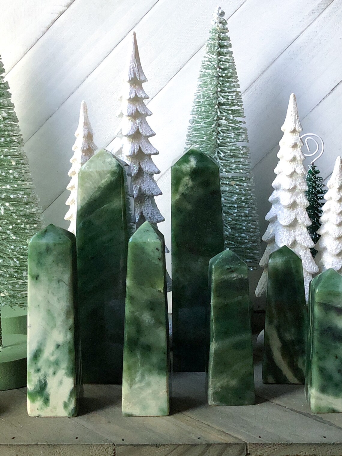 Green Jade Tower Nephrite Jade Jade Tower Jade Obelisk - Etsy