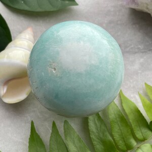 Caribbean Calcite Sphere Blue Green Crystals Crystal Healing Rocks and ...