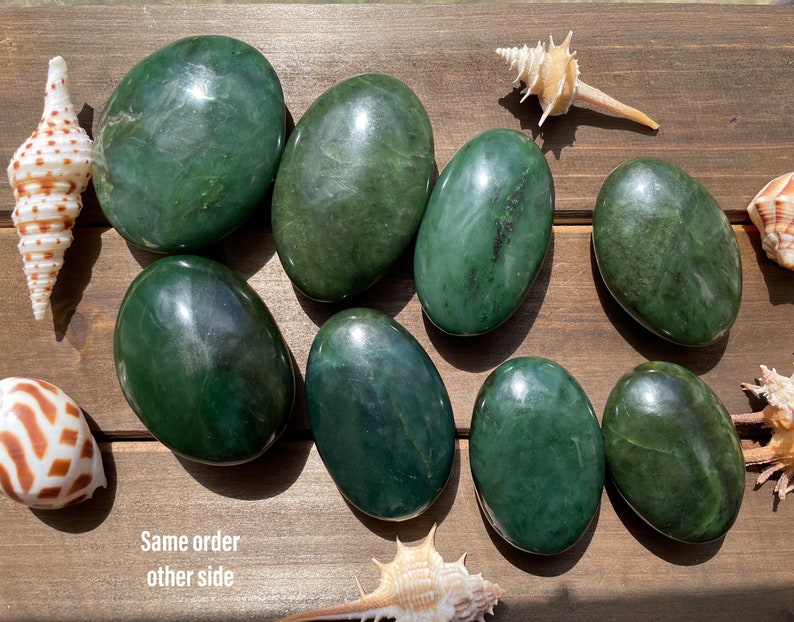 Jade Jade Palm Stone Nephrite Jade Palm Stones Meditation - Etsy