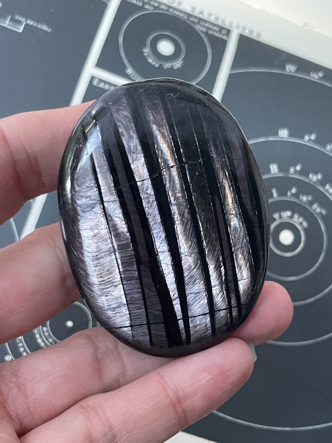 Hypersthene, Hypersthene Palm Stone, Palm Stones, Healing Stones ...