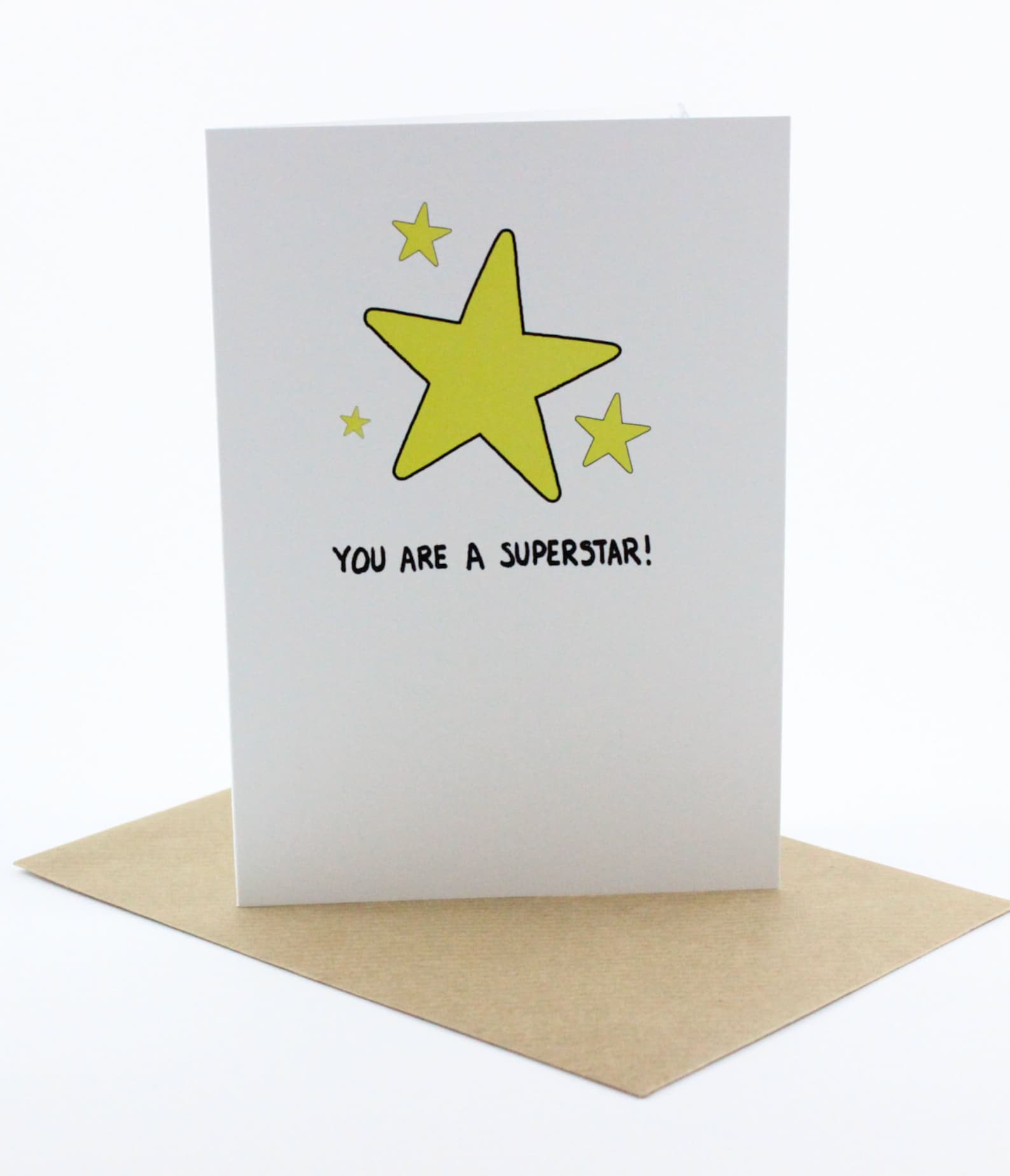 You Are A Superstar Thank You Card - Etsy