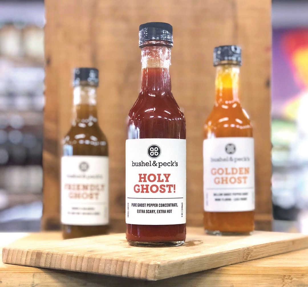 Ghost Pepper Hot Sauce - the Ghost Pepper Trinity! Holy Ghost, Friendly ...
