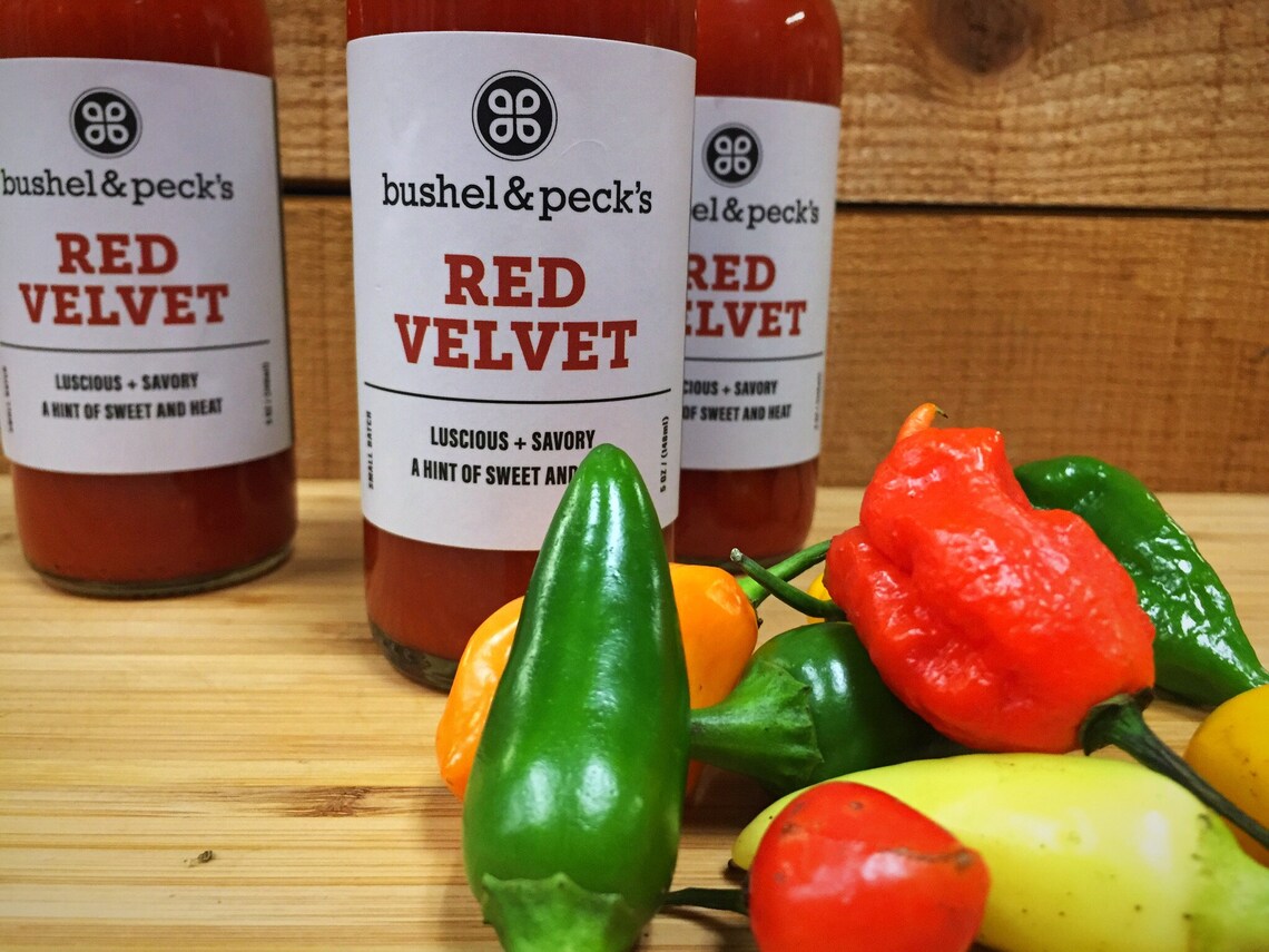 Small Batch Handmade Red Velvet Hot Sauce - Three Bottles - Etsy