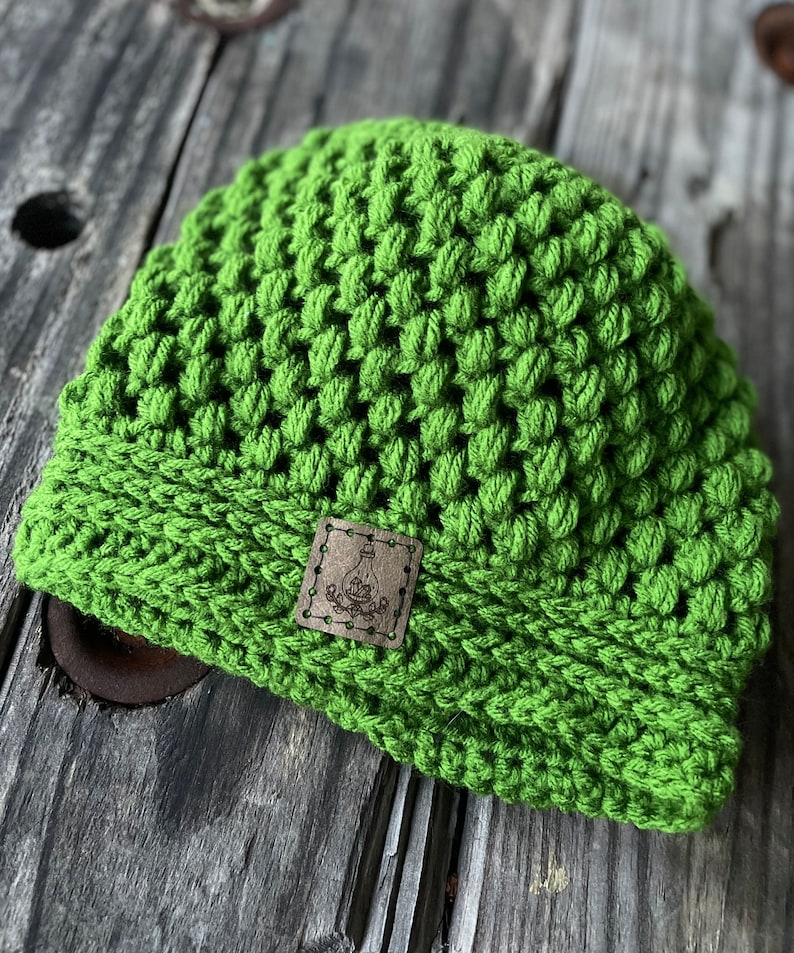 Pretty Puffs Beanie Pdf Pattern - Etsy