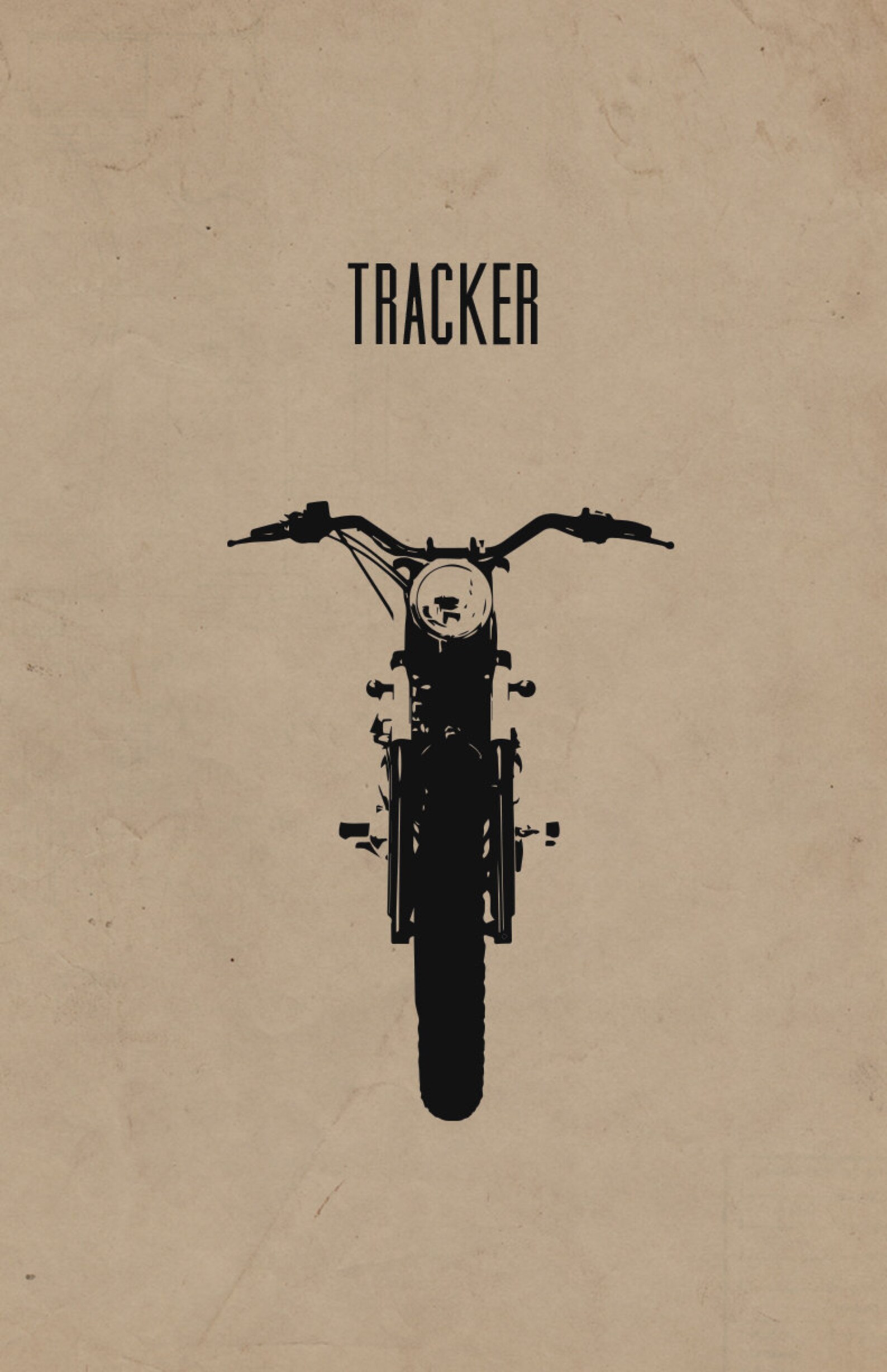 Tracker Motorcycle Print - Etsy