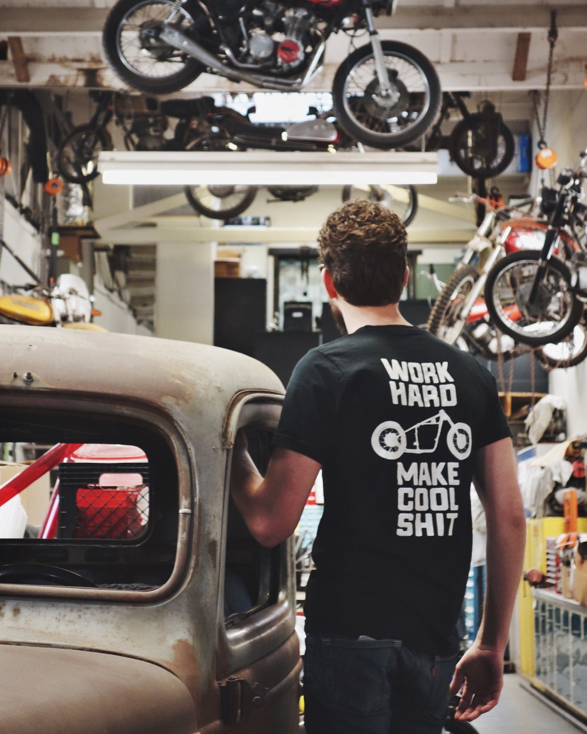 Work Hard Make Cool Shit T-shirt - Etsy