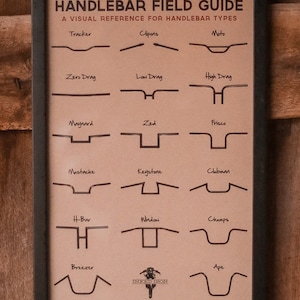Handlebar Field Guide: A Visual Reference for Handlebar Types - Etsy
