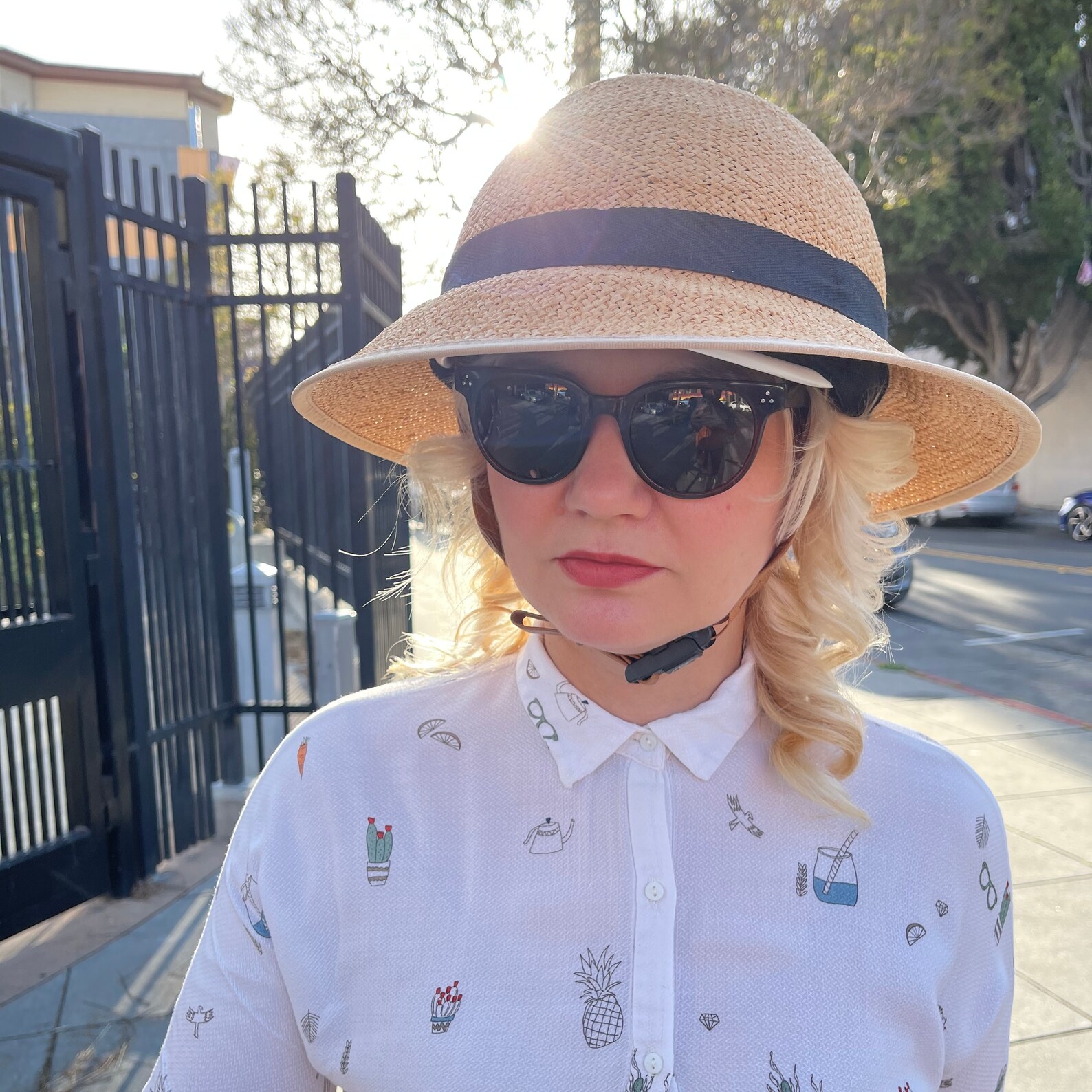 Straw Hat Helmet COVER ONLY - Etsy