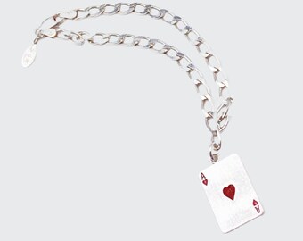 Ace of Hearts Bracelet - Etsy