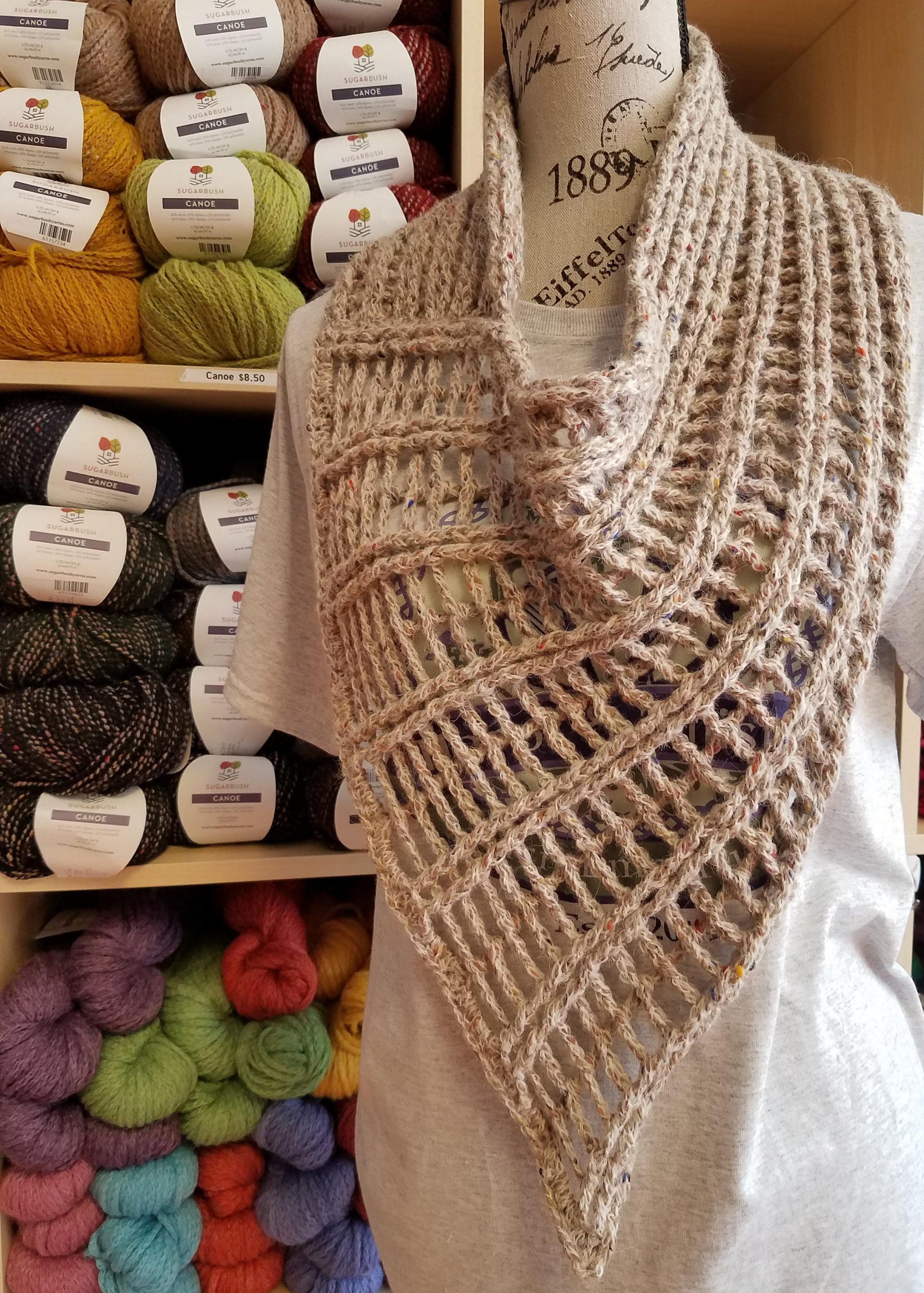 Akira Scarf // Crochet Pattern - Instant Download PDF // Large Triangle ...