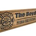 Firefighter Sign-fire Station Sign-fire Department Sign-custom Sign ...