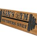 GYM Sign-motivational Gym Sign-personalized Gym Sign-garage Gym Sign ...