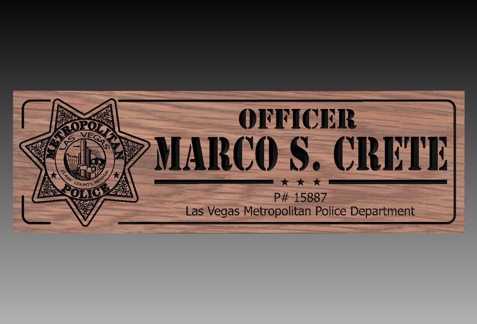 Police Department Wooden Sign-retirement Plaque-police Retirement ...