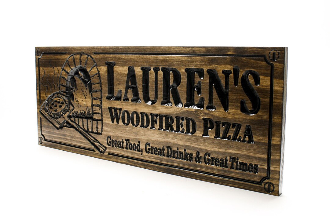 Pizza Oven Sign - Porch Sign - Patio Decor (CWD-405-B) - Etsy
