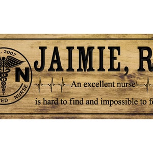 Nurse Sign- EMT Firefighter Sign-nurse Retirement Sign-custom Sign ...