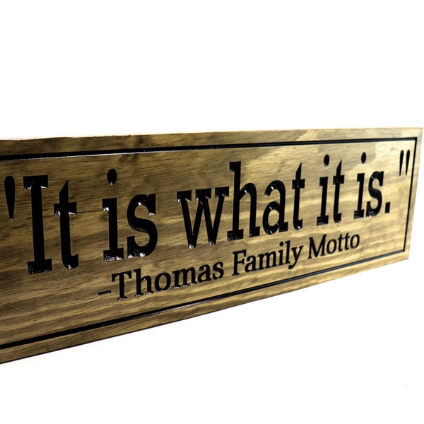 Family Motto - Etsy