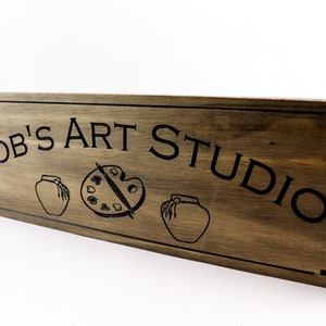 Art Studio Sign - Art Gallery Sign - Craft Room Sign (CWD-198) - Etsy
