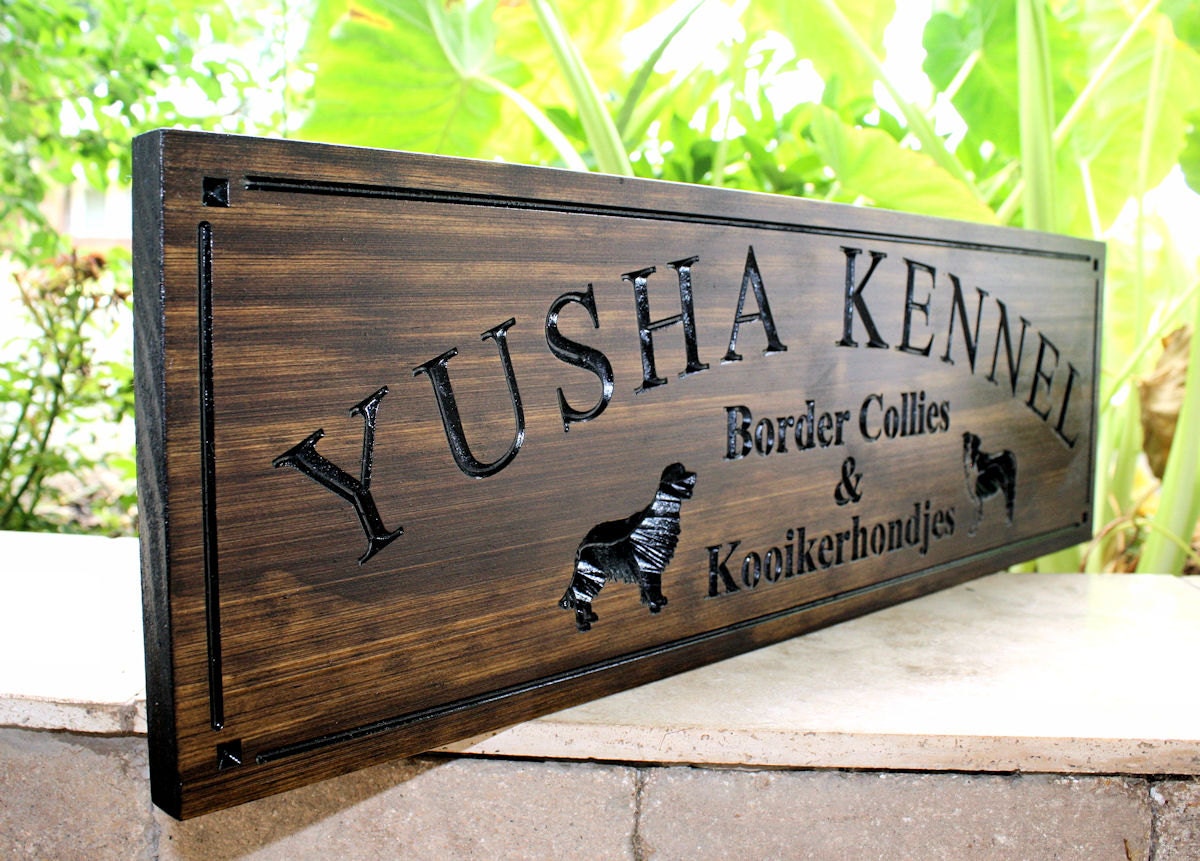 Dog Kennel Pet Rescue-dog Sign-marriage Sign-custom - Etsy