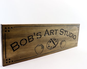 Custom Art Studio Sign - Etsy