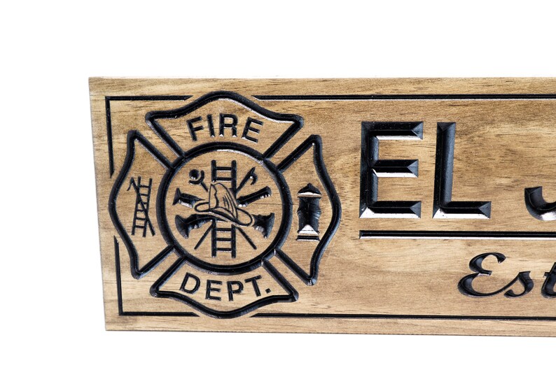 Firefighter Sign-fire Station Sign-fire Department Sign-custom | Etsy