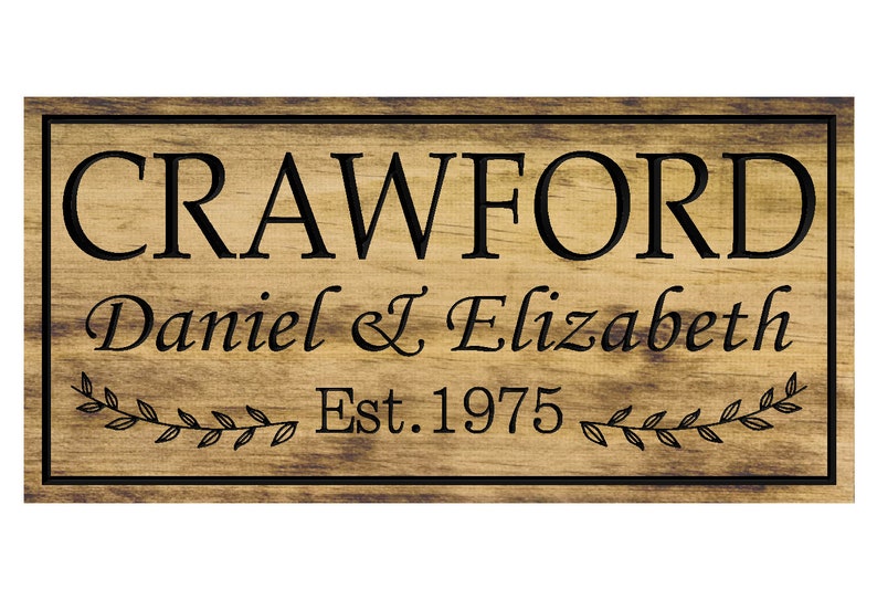 Family Sign-wedding Sign-marriage Sign-custom - Etsy