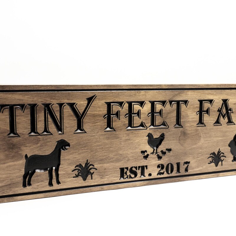 Custom Farm Sign - Etsy