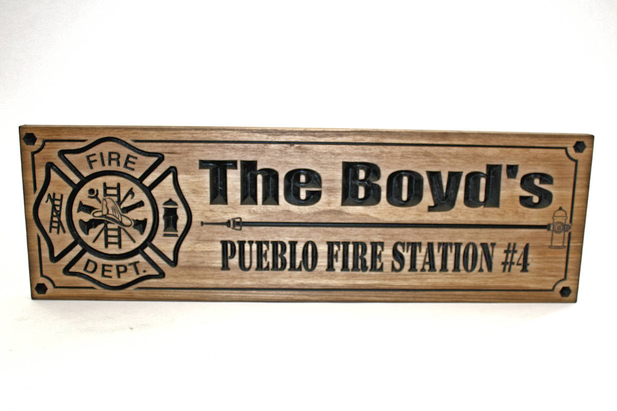 Firefighter Sign-Fire Station sign-Fire Department Sign-Custom | Etsy