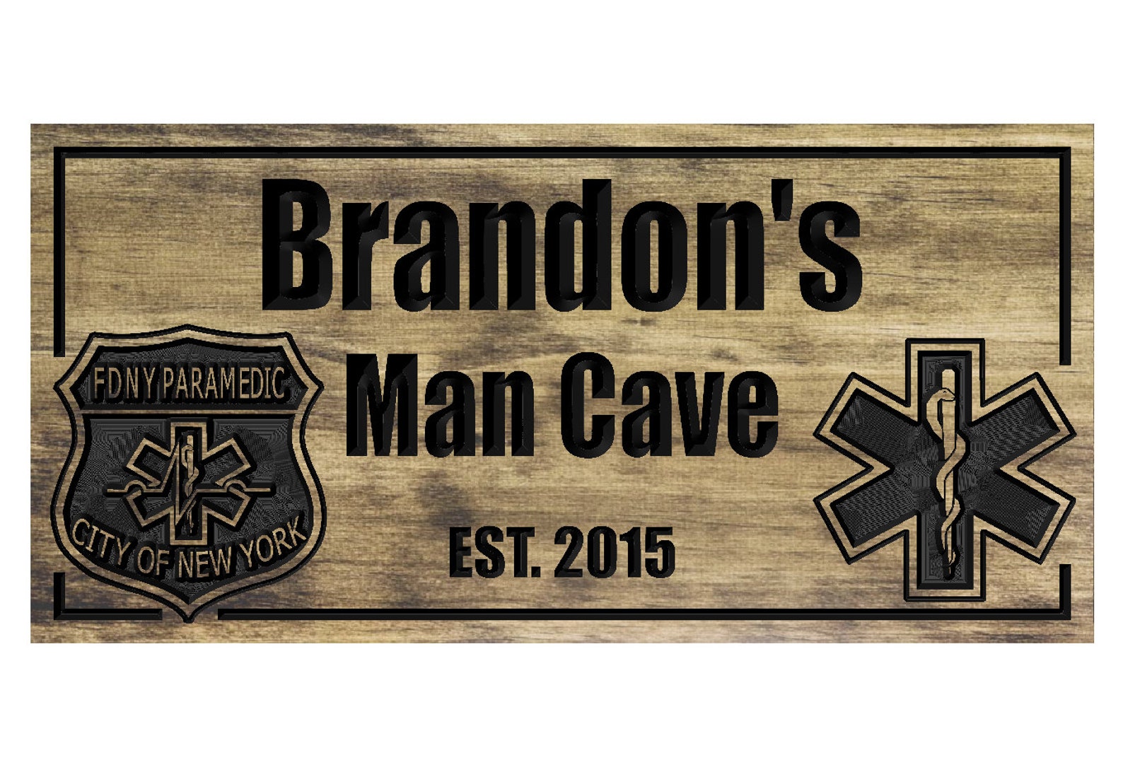Paramedic Wooden Plaque, EMT Retirement Gift, Custom Wooden Sign (CWD ...