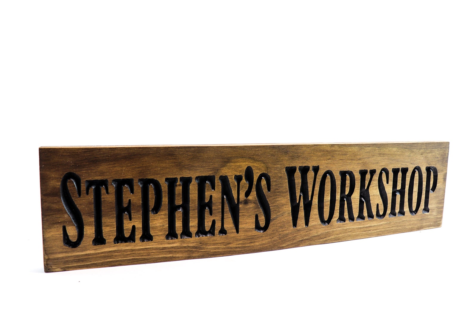SHOP Sign Rustic Workshop Sign Personalized Wooden Shop - Etsy