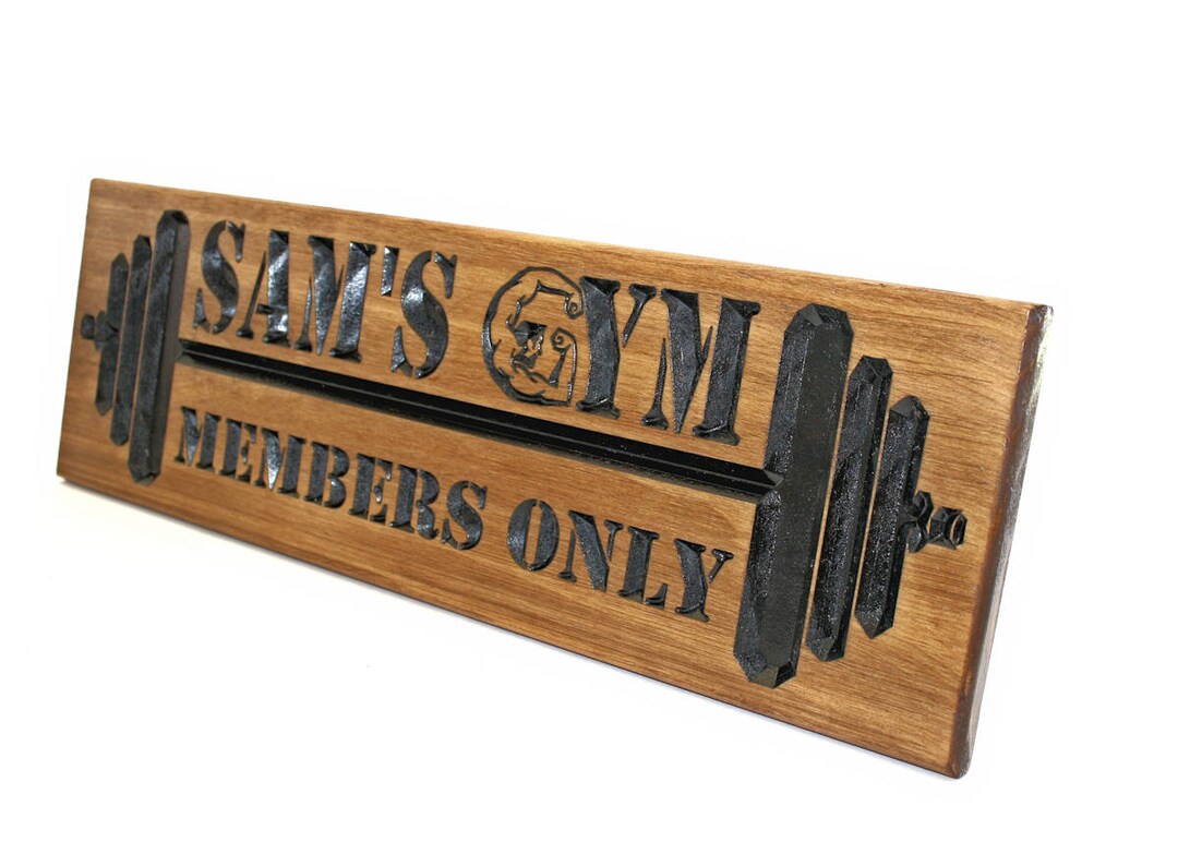 GYM Sign-motivational Gym Sign-personalized Gym Sign-garage Gym Sign ...