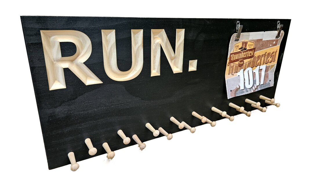 Medal Hanger - Running Medal Holder - Marathon - Ribbon Display (CWD ...