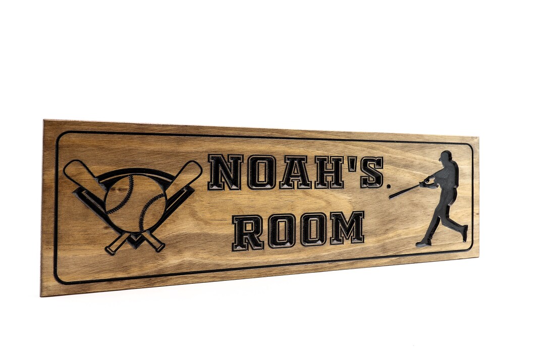 Baseball Room Sign - Home Bar Sign - Man Cave Decor (CWD-724) - Etsy