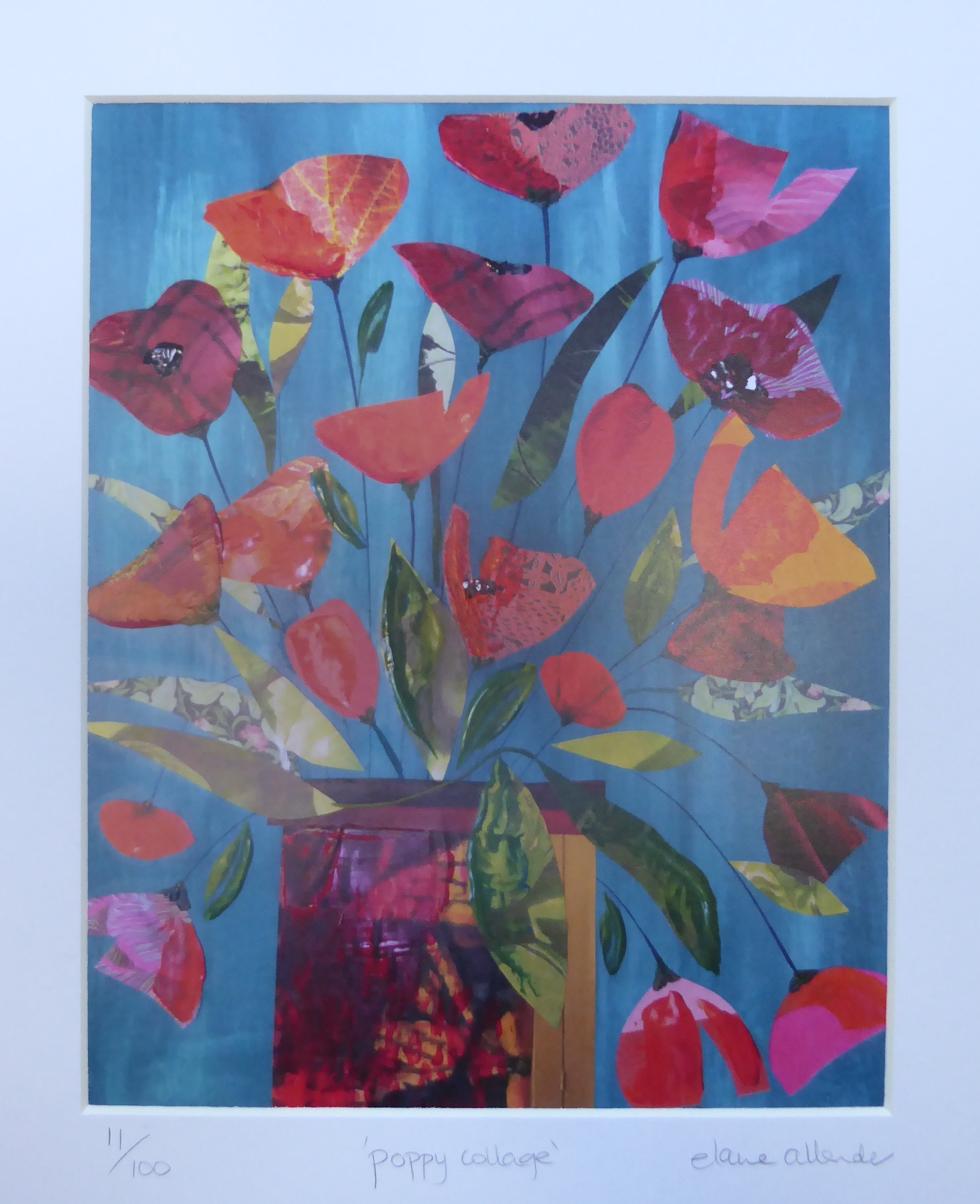 Poppy Collage : Limited Edition Print, Poppies, Flowers, Colour, Art ...