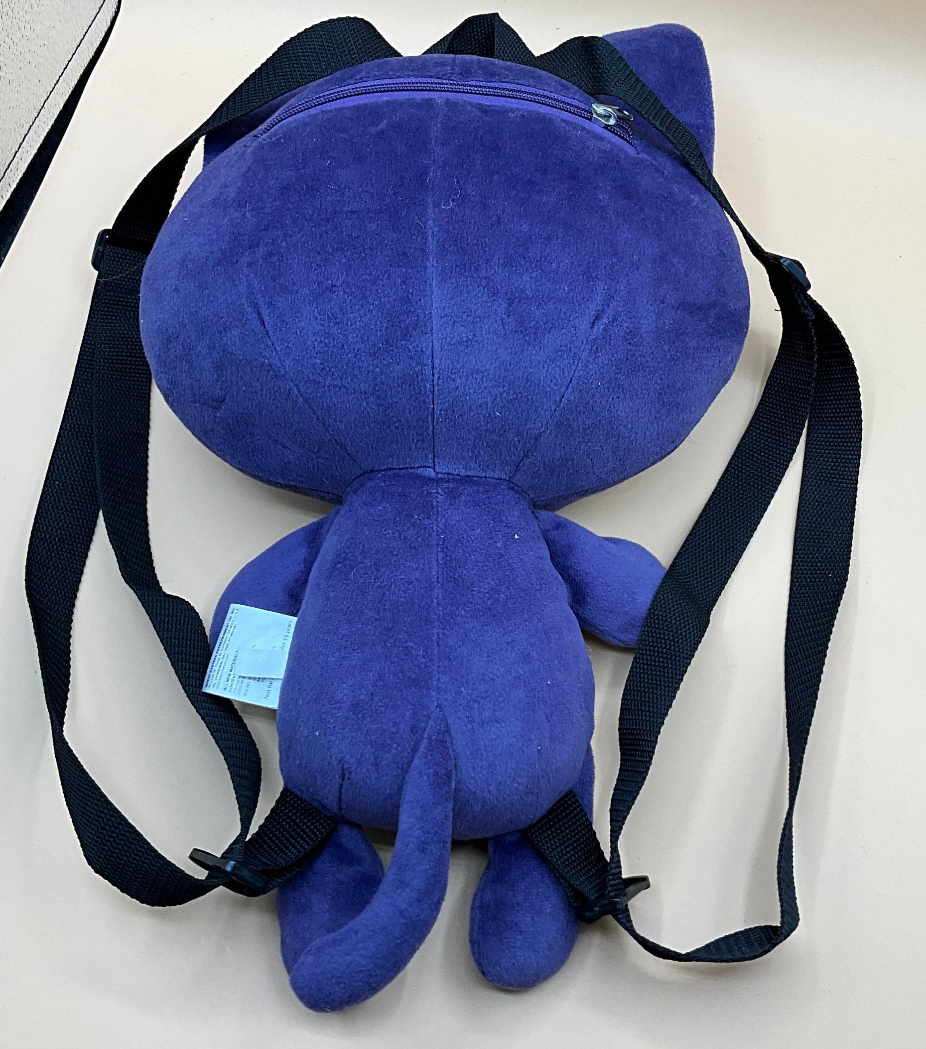 A Rare Sailor Moon Luna Backpack Plush Purple Cat Stuffed Animal Toei ...