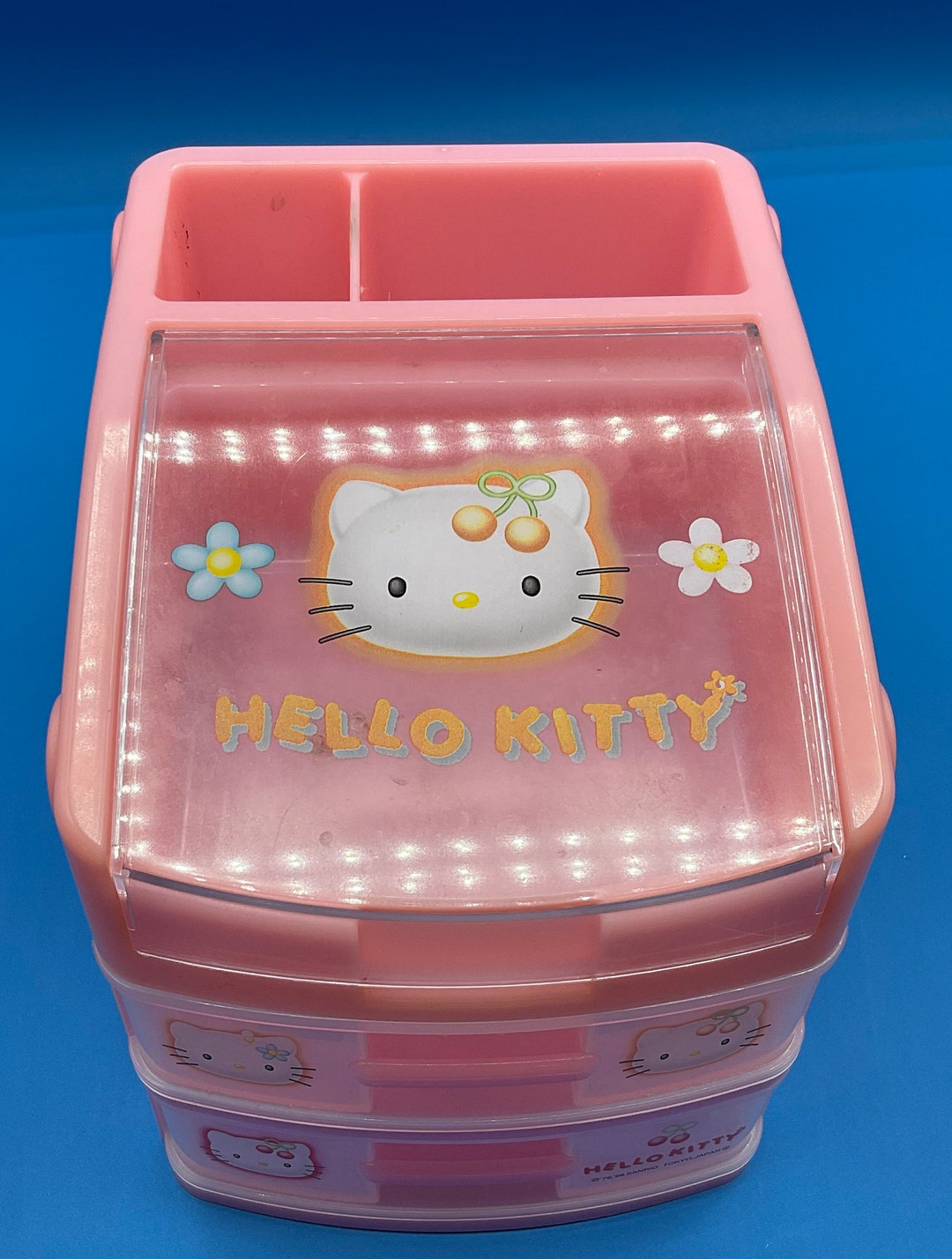 Hello Kitty Plastic Pop Out Chest Drawer Box Sanrio Rare Vintage 1998 ...