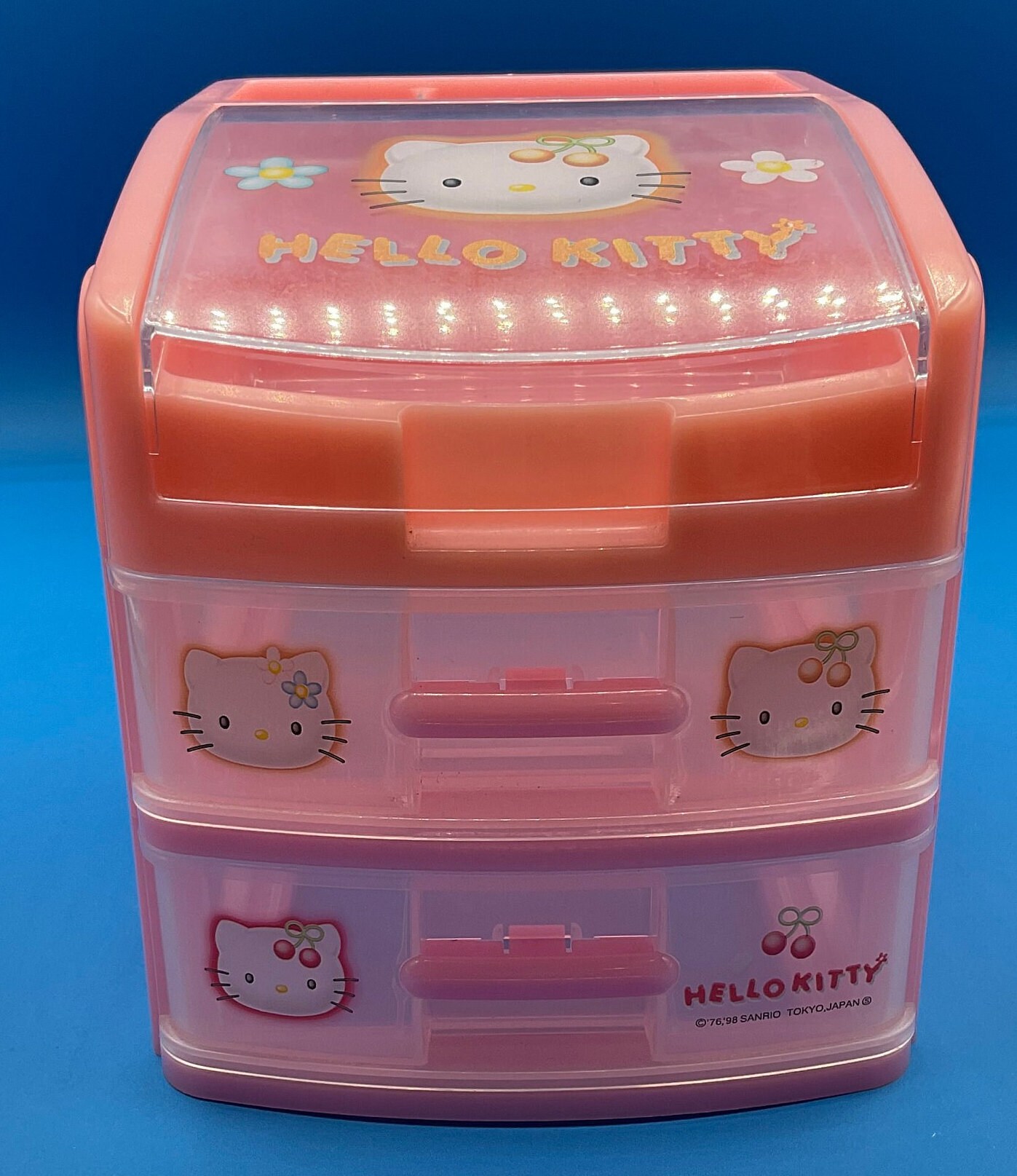 Hello Kitty Plastic Pop Out Chest Drawer Box Sanrio Rare Vintage 1998 ...