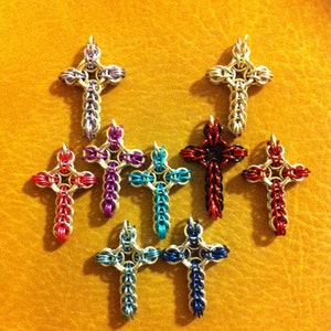 Chainmaille Celtic Cross Tutorial - Etsy