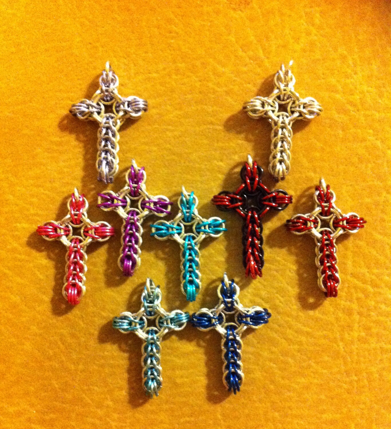 Chainmaille Celtic Cross Tutorial - Etsy Sweden