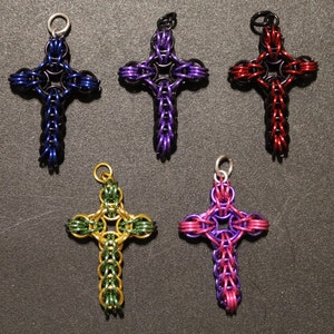 Chainmaille Celtic Cross Tutorial - Etsy
