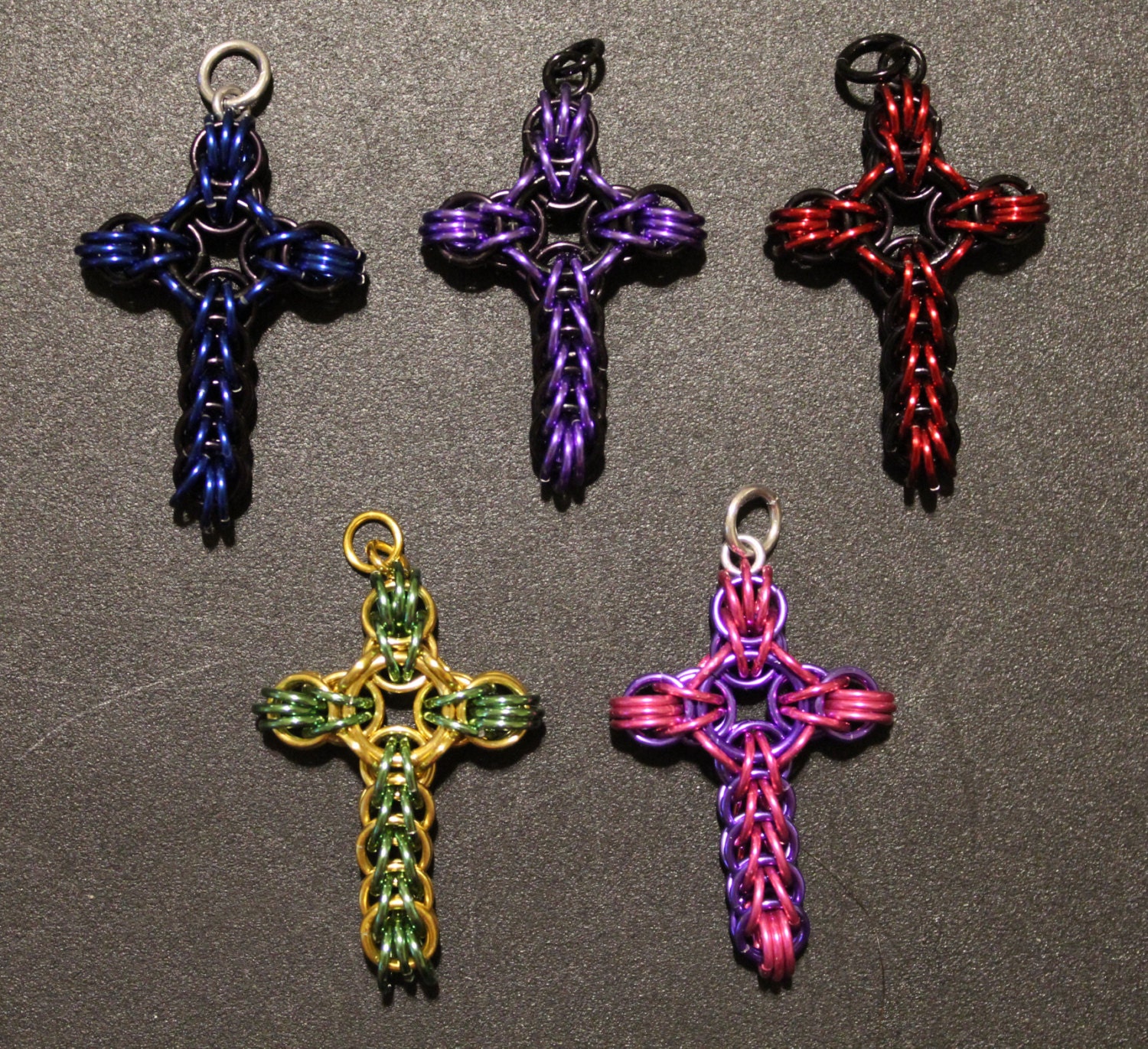 Chainmaille Celtic Cross Tutorial - Etsy Sweden