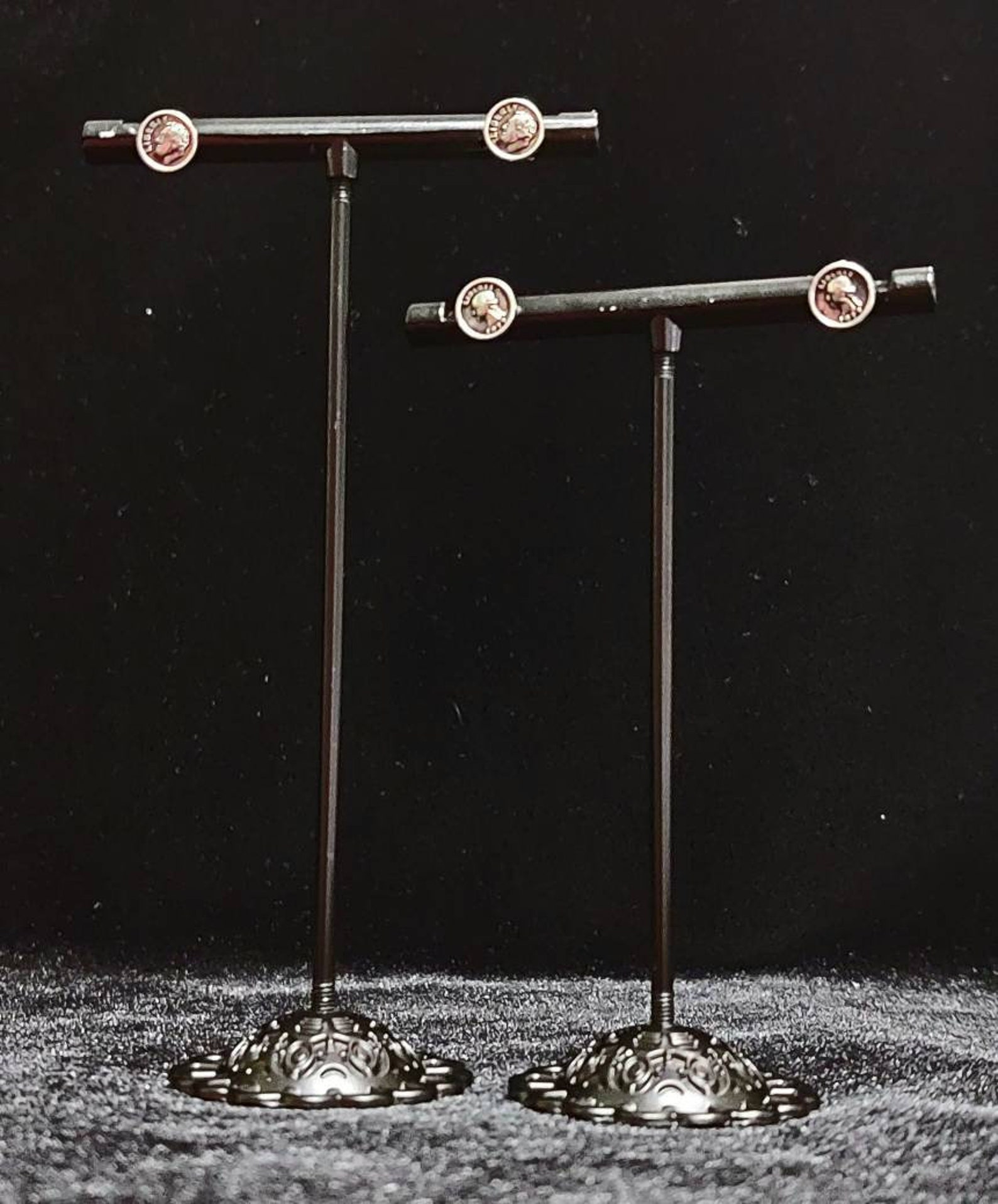Coin Earrings - Tiny - Penny, Nickel, Dime, Quarter - Currency - Etsy