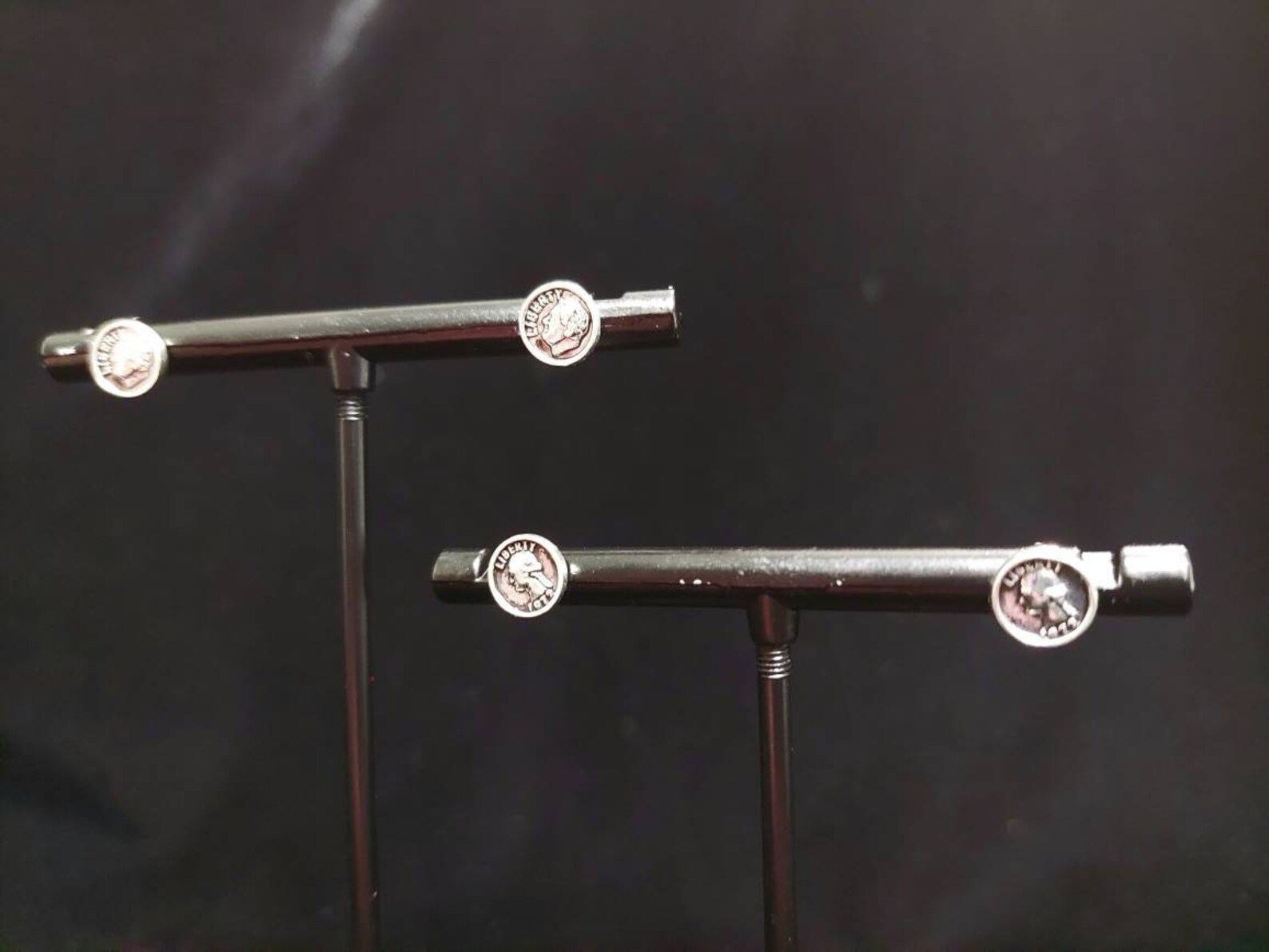Coin Earrings - Tiny - Penny, Nickel, Dime, Quarter - Currency - Etsy